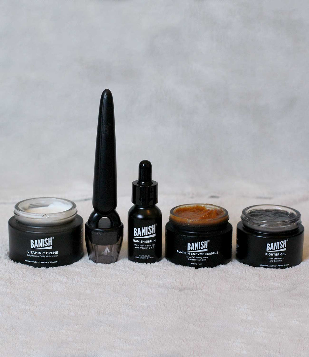 Banish Starter Kit - Skincare with Home Microneedling To Improve ...