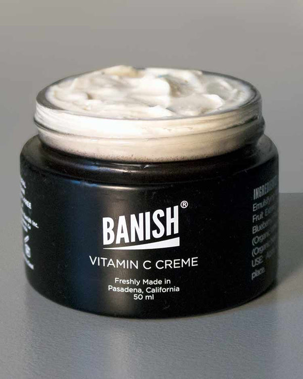 Vitamin C Creme - For Acne Scars, Dark Marks | Vitamin C Cream - BANISH